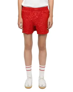 Zadig&Voltaire Crinkled Leather Shorts - Love