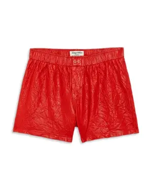 Zadig&Voltaire Crinkled Leather Shorts - Love