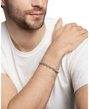 David Yurman Deco Chain Link Bracelet - Silver