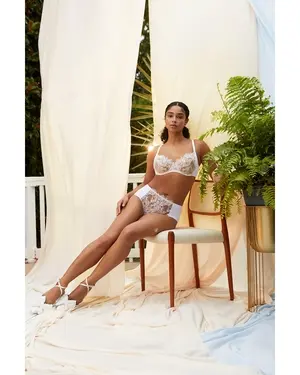SKARLETT BLUE Entice Briefs - White/nylon