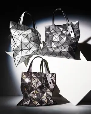 Issey Miyake Lucent Tote - Silver Metallic