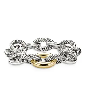 David Yurman Chain Bracelet - Silver/gold