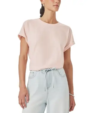 Splendid Splendid Skye Cuffed Tee Rose Petal
