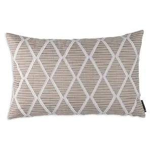 LILI ALESSANDRA Brook Linen Decorative Pillow X 22 - Natural/white