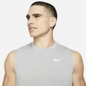 Nike Heathered Sleeveless Hydroguard Swim Shirt
