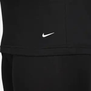 Nike Dri-fit Essential Cotton Stretch Slim Fit Crew Neck Undershirt - Black