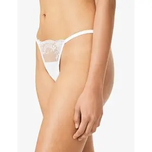 Bluebella Marseille Semi-sheer Stretch-lace Thong
