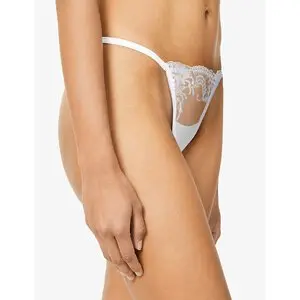 Bluebella Marseille Semi-sheer Stretch-lace Thong