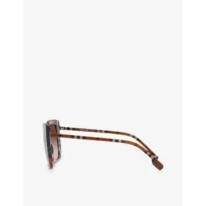 Burberry Be4323 Square-frame Sunglasses - Brown