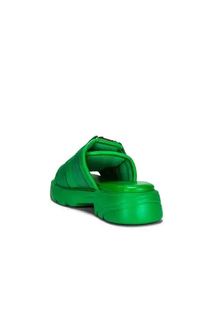 Bottega Veneta Flash Buckle Sandals - Grass