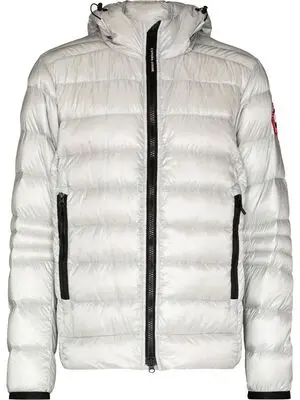 Canada Goose Canada Goose Crofton Hooded Down Jacket Silver