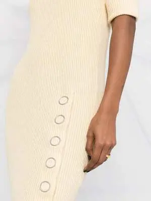 JIL SANDER Ribbed-knit Tunic Dress