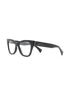 Gucci Cat-eye Frame Glasses - Black