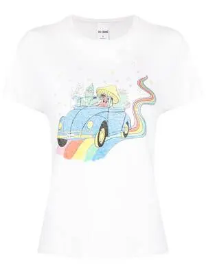 RE/DONE Graphic-print Cotton T-shirt