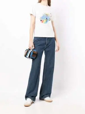 RE/DONE Graphic-print Cotton T-shirt