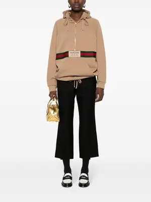 Gucci Dart-detail Cropped Trousers