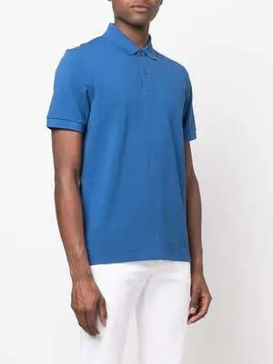 BOSS Embroidered-logo Polo Shirt - Blue