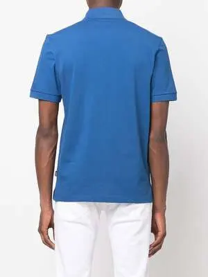 BOSS Embroidered-logo Polo Shirt - Blue