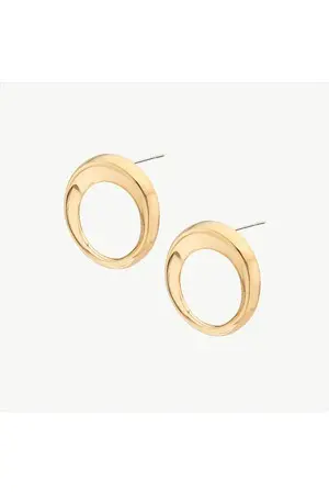 SOKO Kaya Open Stud Earrings - Gold