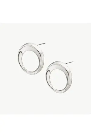 SOKO Soko Kaya Open Stud Earrings Silver