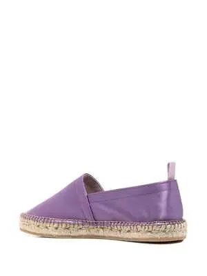 SCAROSSO Lola Silk Espadrilles - Purple