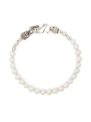 Emanuele Bicocchi Freshwater Pearl Bracelet - Silver