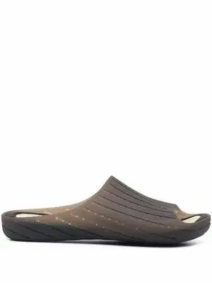Camper Open-toe Slip-on Slides - Black