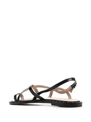 SCAROSSO Carol Patent Leather Sandals