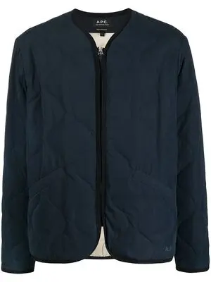 A.p.c. Quilted Front-zip Jacket