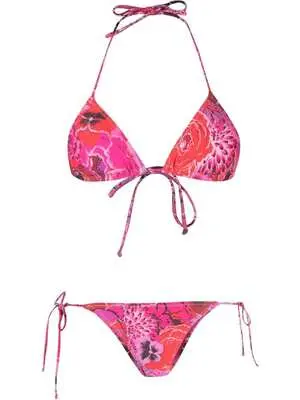REINA OLGA Love Triangle Bikini - Pink