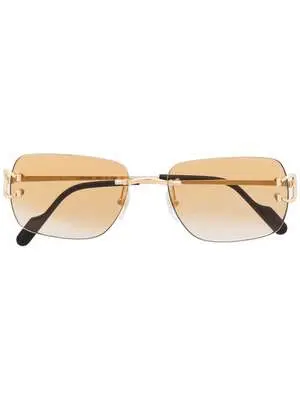 Cartier Square-frame Sunglasses - Gold