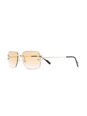 Cartier Square-frame Sunglasses - Gold