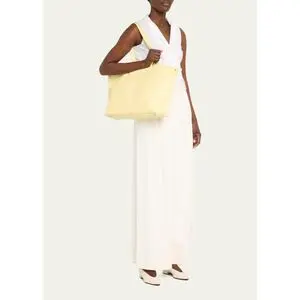 Akris Ai Medium Convertible Tote - Alabaster