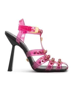 Versace Medusa Jelly Sandals - Cerise-oro