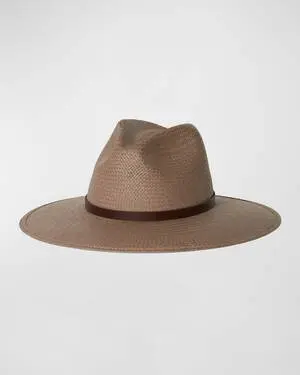 Janessa Leoné Janessa Leone Judith Packable Fedora Taupe