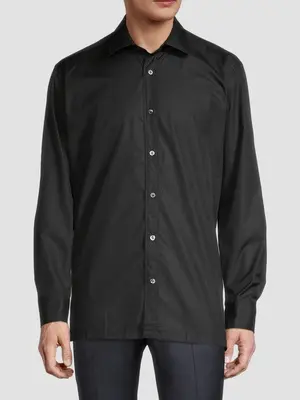 Charvet Barrel Cuff Button-up Shirt