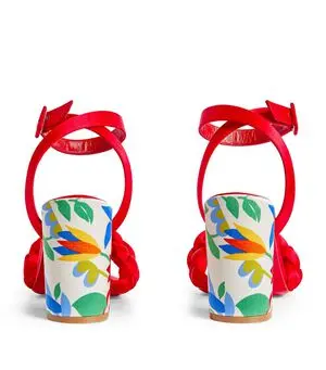 CHRISTIAN LOUBOUTIN Brio Crepe Satin Sandals 85