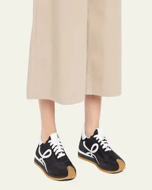 Loewe Flow Runner Sneakers - Black/white