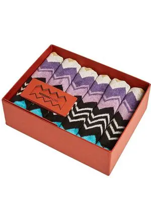 Missoni Zig-zag Print Towel Set Blue