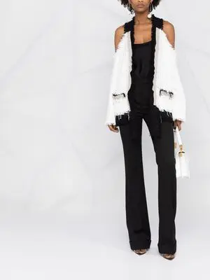 Balmain Boucle Knit Jacket