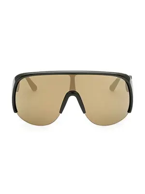 Moncler Women's Phantom Sunglasses - Dark Green Gold Mirror Army Green
