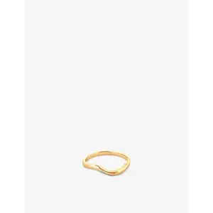 ASTRID & MIYU Wave Ring - Gold