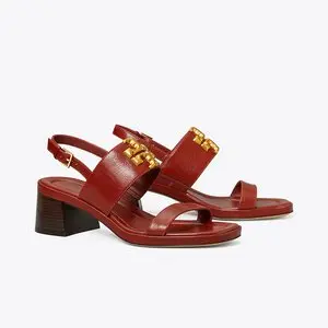 Tory Burch Tory Burch Eleanor Heel Sandal Smoked Paprika