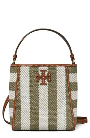 Tory Burch Mcgraw Small Stripe Bucket Bag