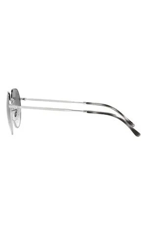 Ray-ban 51mm Geometric Sunglasses - Silver/clear Gradient Blue