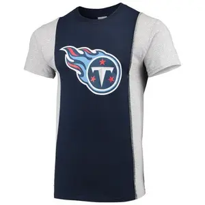 REFRIED APPAREL Tennessee Titans Split T-shirt - Navy