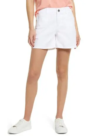 Wit & Wisdom Denim Shorts Opw-optic White