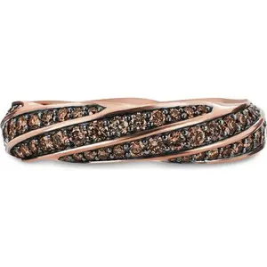 David Yurman Cable Edge Band Ring - 18k Rose Gold Recycled