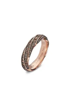 David Yurman Cable Edge Band Ring - 18k Rose Gold Recycled
