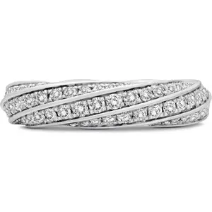 David Yurman David Yurman Cable Edge Band Ring Sterling Silver Recycled